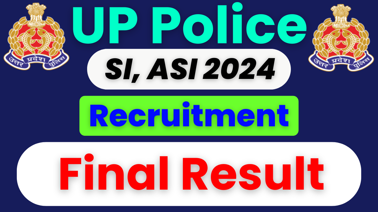 UP Police SI & ASI Final Result 2026 – Check Selection List