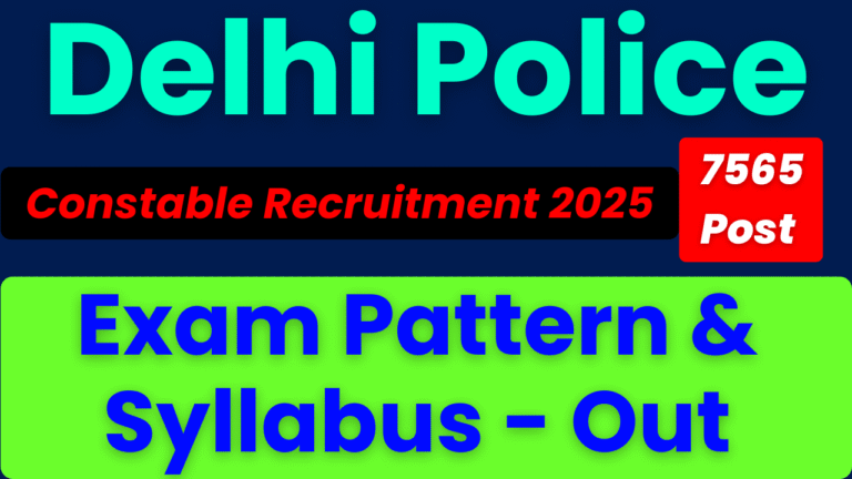 SSC Delhi Police Constable Syllabus & Exam Pattern 2025 - Exam Job Alert