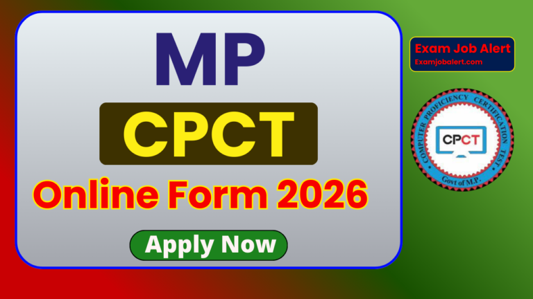 MP CPCT Online Form 2026 – Apply Now