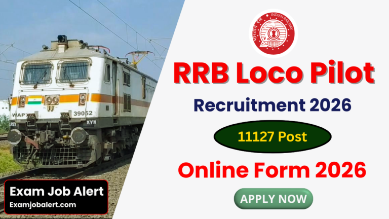 Railway RRB ALP Recruitment 2026 – Apply Online For 11,127 ALP Posts