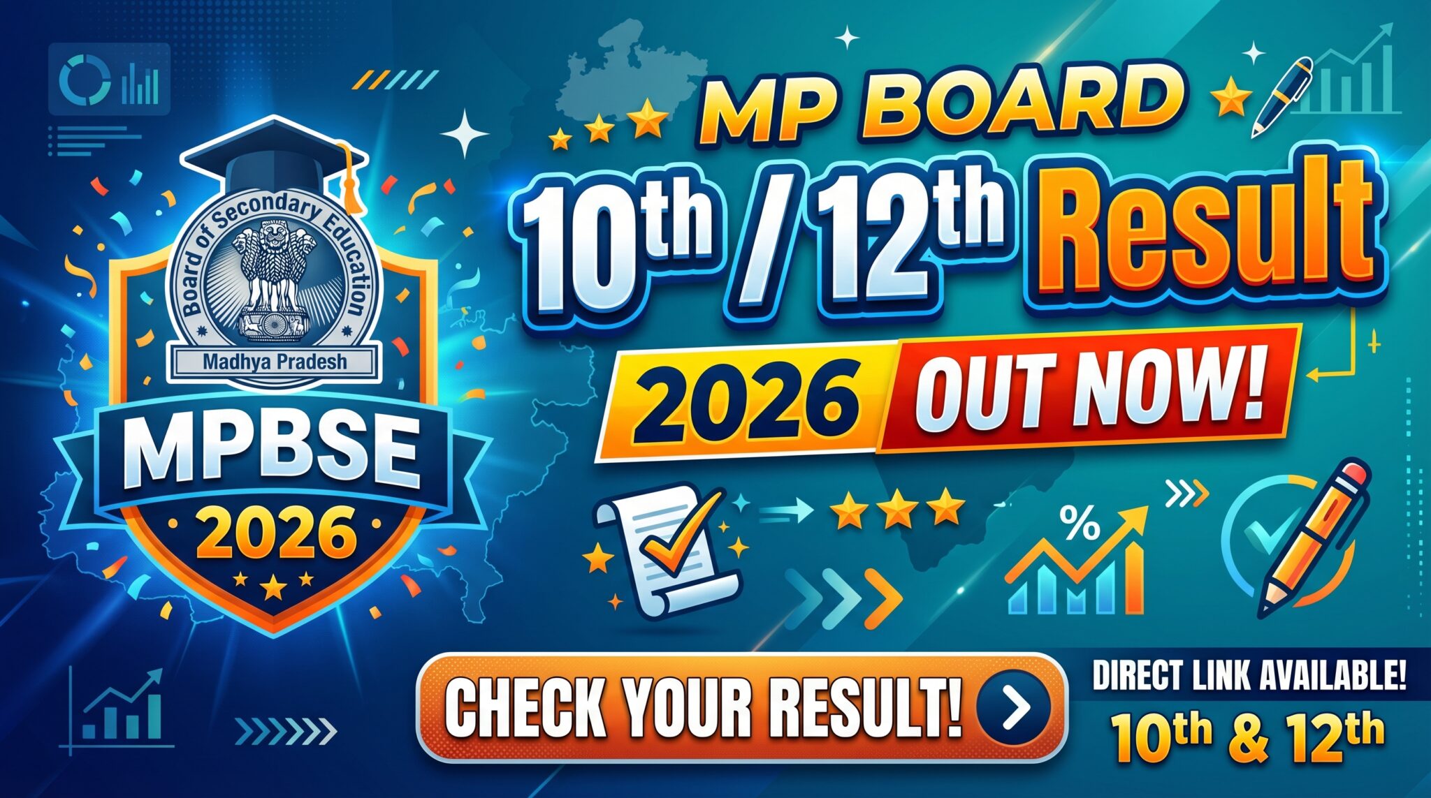 MP Board 10th / 12th Result 2026 – Check Online At Mpbse.nic.in