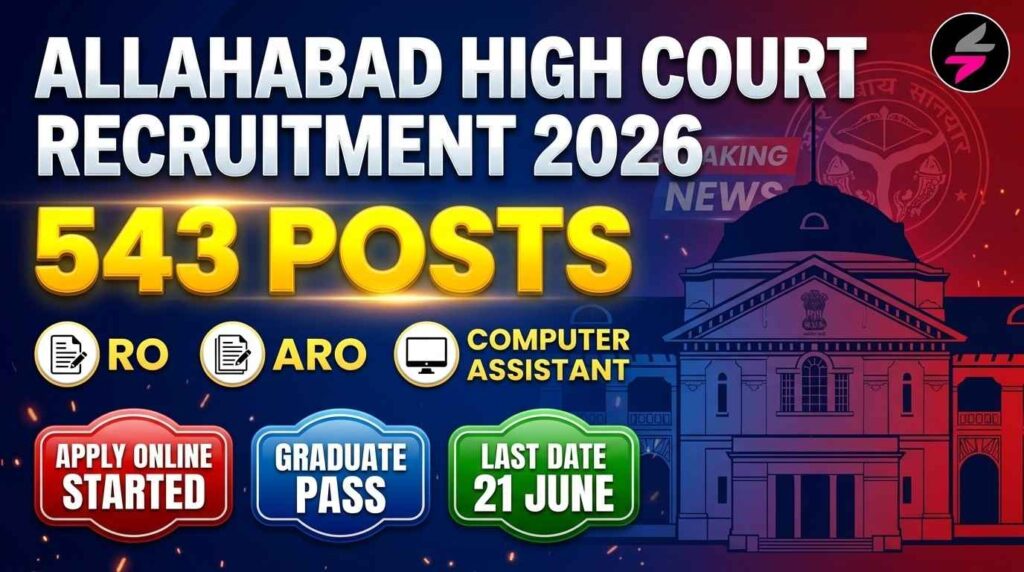 Allahabad High Court RO / ARO / CA Recruitment 2026 – Apply Online